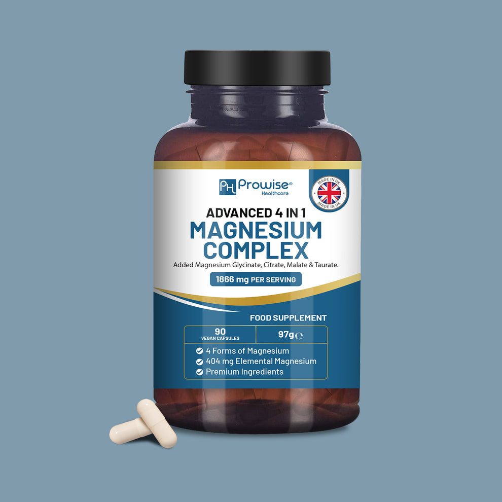 Magnesium Glycinate Complex 4 in 1 2000mg 90 Vegan Tablets