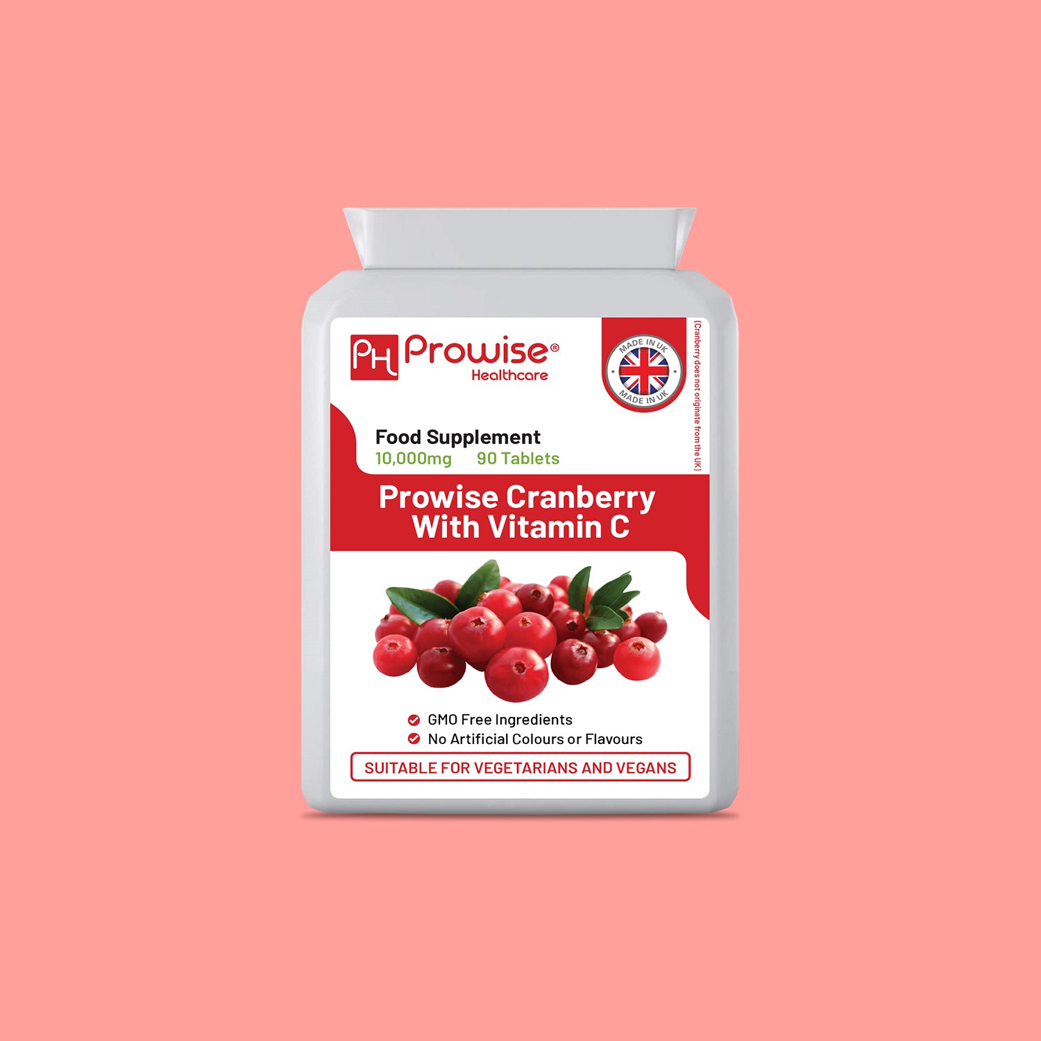 Prowise Cranberry 90 Tablets 20,000mg with Vitamin C