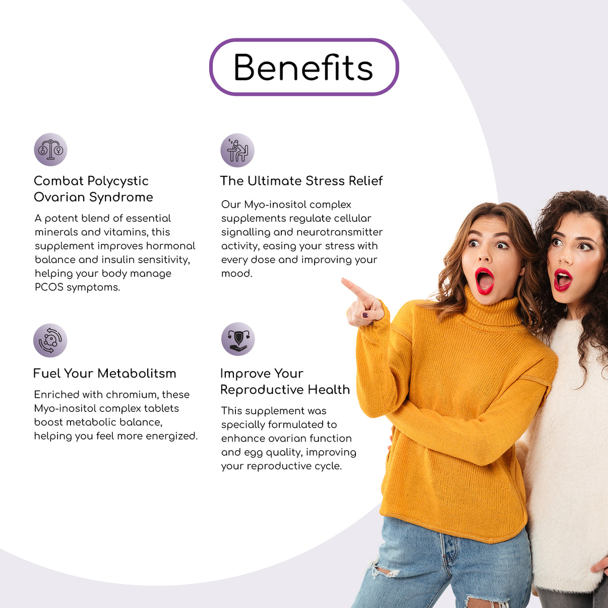 Myo Inositol Complex 7000mg 120 Vegan Tablets UK