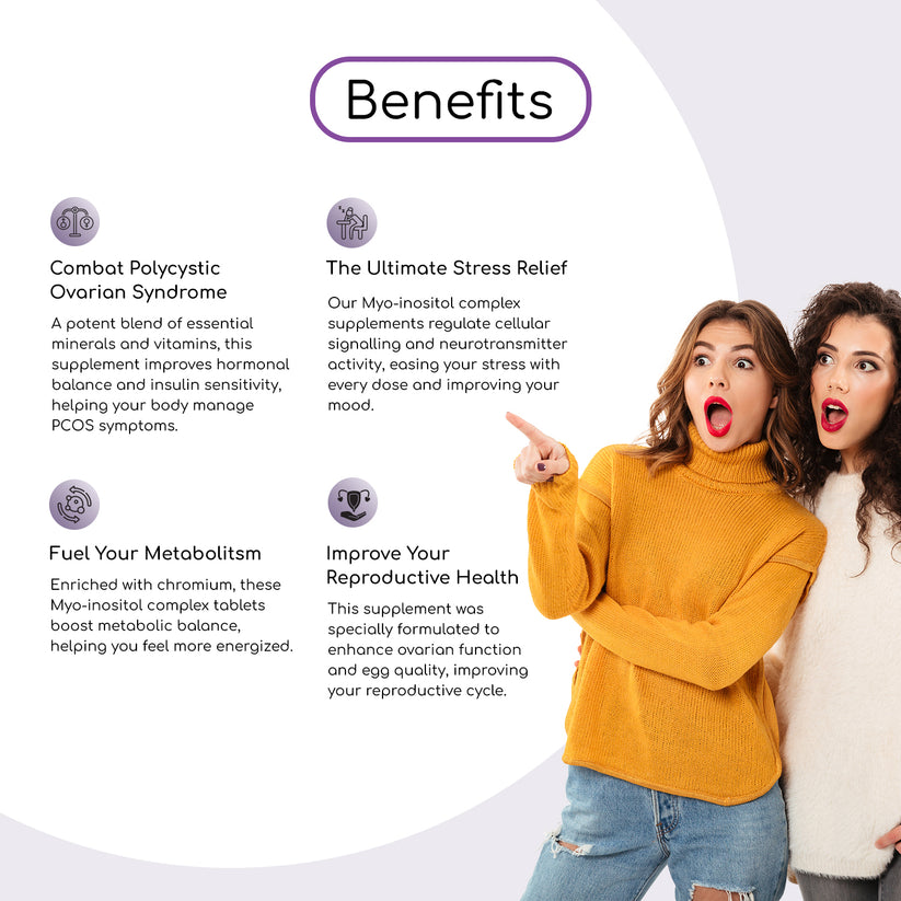 Myo Inositol Complex 7000mg 120 Vegan Tablets UK