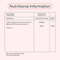 Prowise High Strength 10000mg 90 Cranberry Tablets