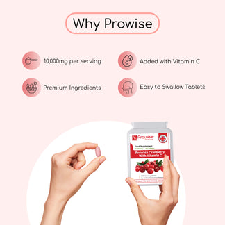 Prowise High Strength 10000mg 90 Cranberry Tablets