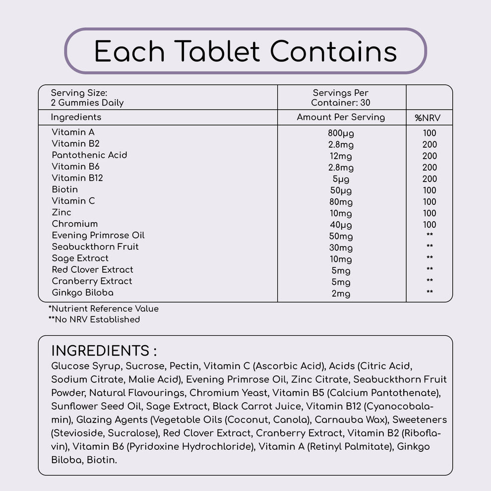 Menopause Gummies | 60 Meno Balance Gummies